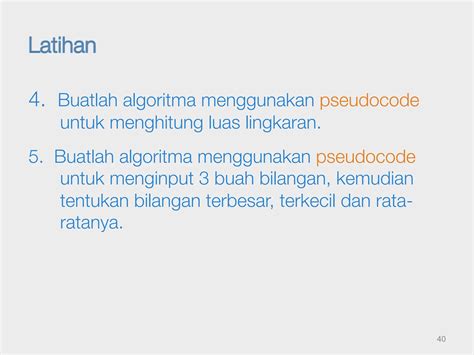 Pd 1 2 Alur Berpikir Program Algoritma Flowchart Dan Pseudocode Pdf