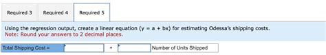 solved perform a least squares regression analysis on