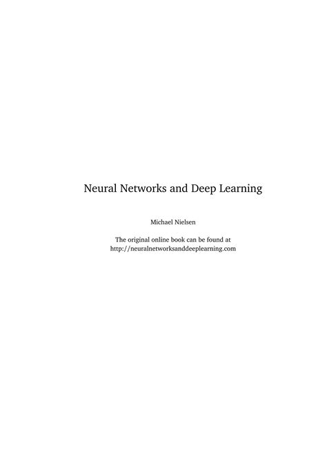 SOLUTION Neural Networks And Deep Learning Studypool