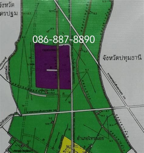 ขาย ที่ดิน ไทรน้อย ลาดบัวหลวง นนทบุรี ใกล้โรงงานเบียร์ไฮเนเก้น 13 ไร่ 2