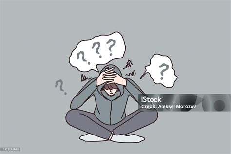 우울증과 정신 장애 개념 정신적 스트레스에 대한 스톡 벡터 아트 및 기타 이미지 정신적 스트레스 우울함 슬픔 Istock