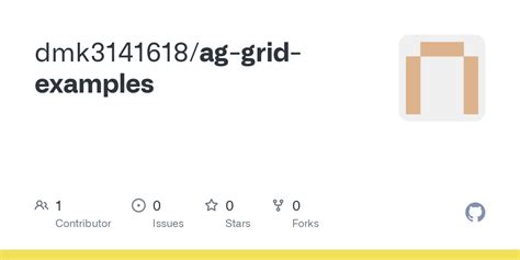 Github Dmk3141618ag Grid Examples Github Dmk3141618ag Grid Examples