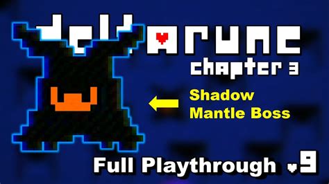 Getting The Shadow Mantle Deltarune Chapter 3 9 Youtube