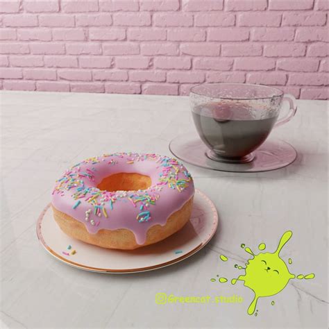 just finished the 3 hours rendering of donut scene r blenderdoughnuts