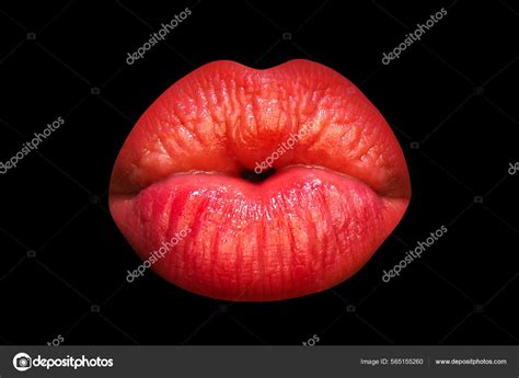 Red Lips Kiss Wallpaper
