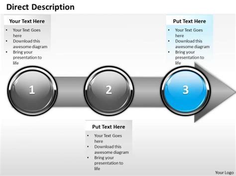 Ppt Direct Description Of Arrow Process Using Stage PowerPoint Templates