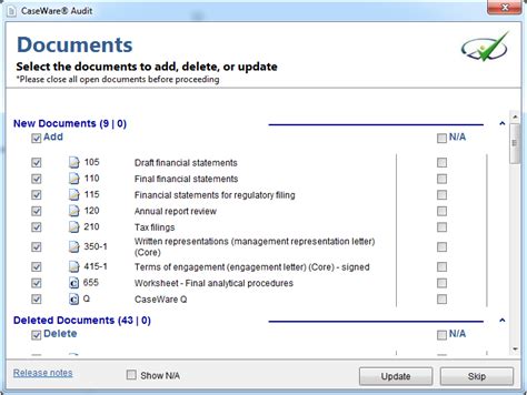 Updating Client Files