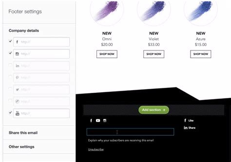 How To Add Social Media Icons To Email Footer Campaign Monitor