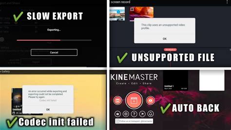 Kinemaster All Problem Solved📱 Kinemaster Auto Back Kinemaster Slow Exporting Export Failed