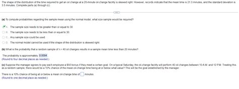 Solved A To Compute Probabilities Regarding The Sample Chegg