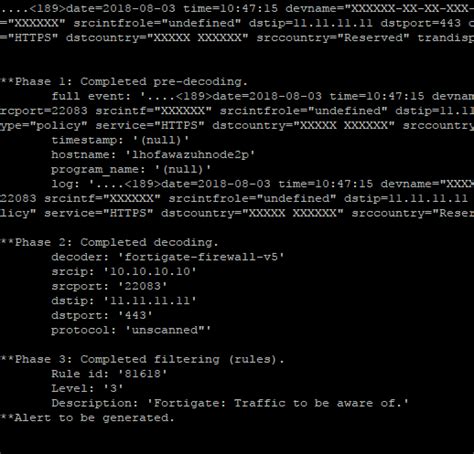 Review Fortios Decoders And Rules · Issue 168 · Wazuh Wazuh Ruleset · Github