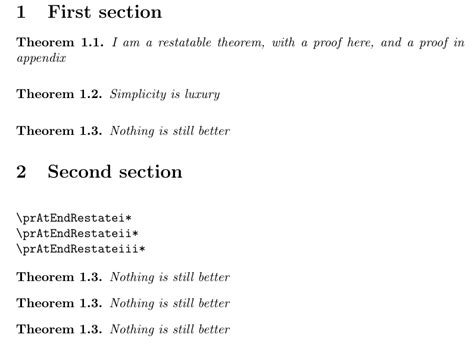 expansion problem with expand all restatable theorems points to the