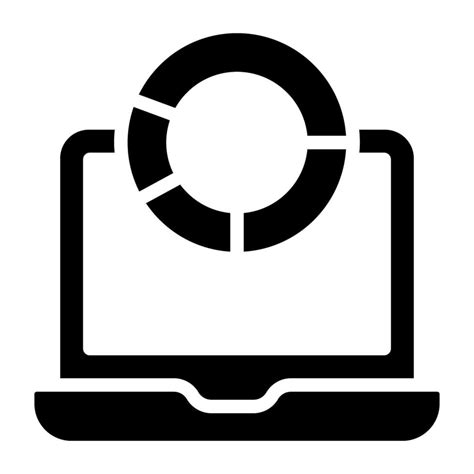 Online Pie Chart Icon Data Analytics Vector 40199322 Vector Art At
