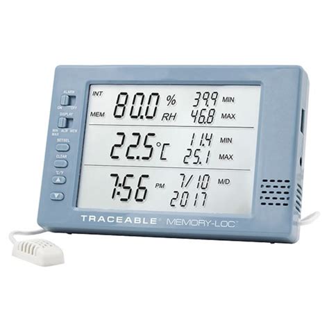 Fisherbrand Traceable Memory Loc Data Logging Thermohygrometers With Calibration Type