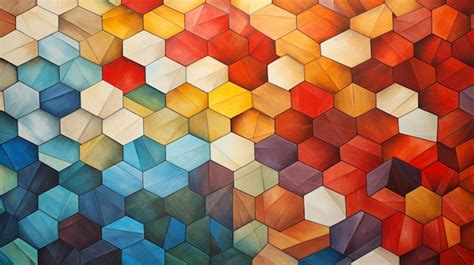 Premium Ai Image Interlocking Geometric Shapes Abstract Background Hd 1920x1080