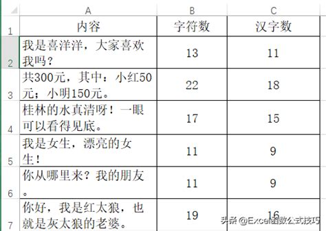 excel中统计单元格中汉字的个数（不含标点符号）职场效率大提升 正数办公