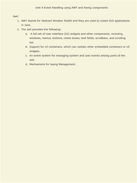 Unit I Basic Syntactic Constructs In Java Pdf
