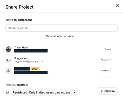 GraphPad Prism User Guide Managing Permissions
