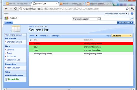 SharePoint Knowledge Change List Items Background Color Using Sharepoint
