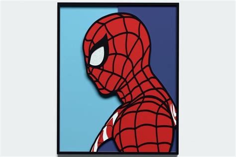 Картина з дерева Marvel Spider Man — ціна 1400 грн у каталозі Панно