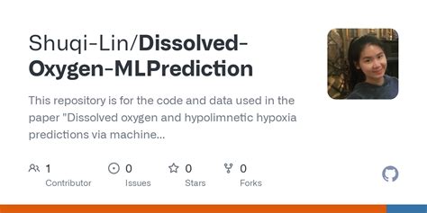 Github Shuqi Lindissolved Oxygen Mlprediction This Repository Is For The Code And Data Used