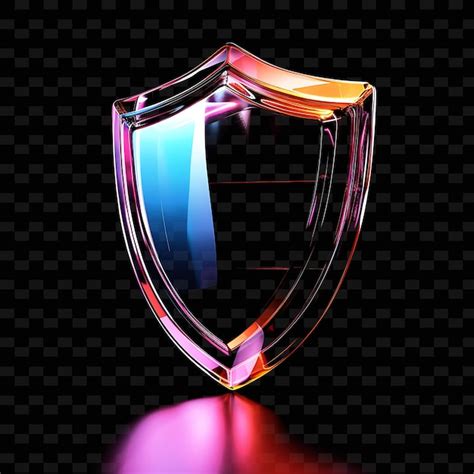 Premium Psd A Shield With A Blue And Red Light On It Premium Psd A Shield With A Blue And Red Light On It