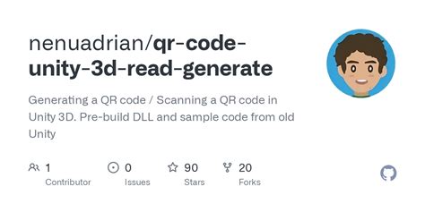 Github Nenuadrianqr Code Unity 3d Read Generate Generating A Qr
