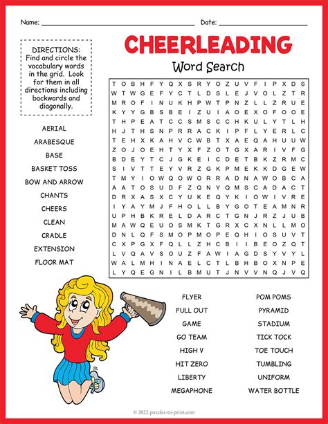 Cheerleading Words