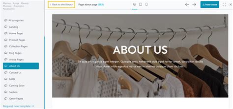 15 inspirational shopify about us page templates ecomposer