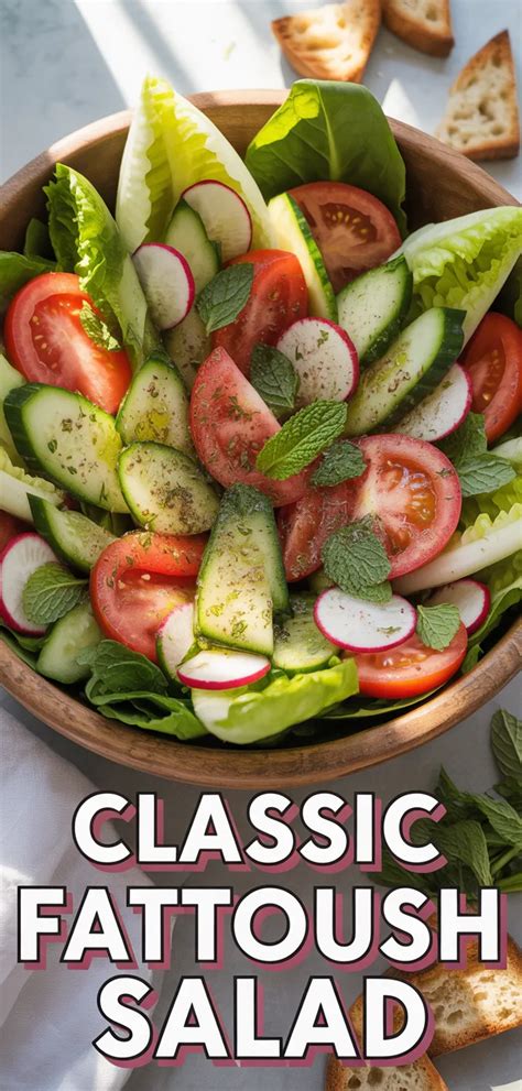 Classic Fattoush Salad Recipe Meze Magic