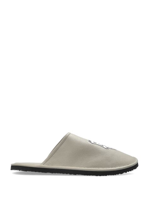 Off White Slides With Patch Mens Vitkac