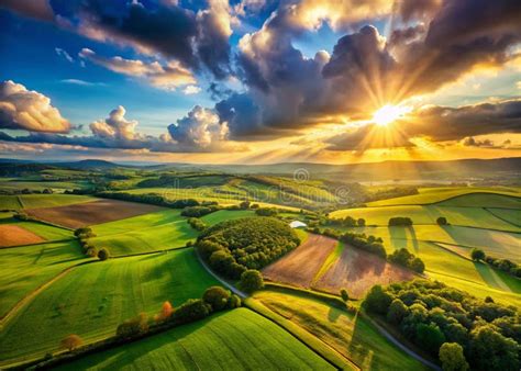 Stunning August Summer Landscape An Aerial Perspective For Your Desktop Or Mobile Background