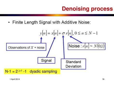 Ppt Denoising Using Wavelets Powerpoint Presentation Free Download