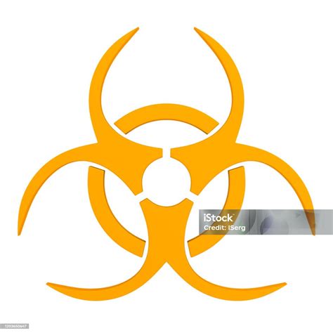 흰색 배경에 기호 생물 학적 위험 격리된 3d 일러스트레이션 생물위해표시에 대한 스톡 사진 및 기타 이미지 생물위해표시 아이콘 생화학 무기 Istock