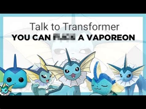 Vaporeon Breeding Talk To Transformer Youtube