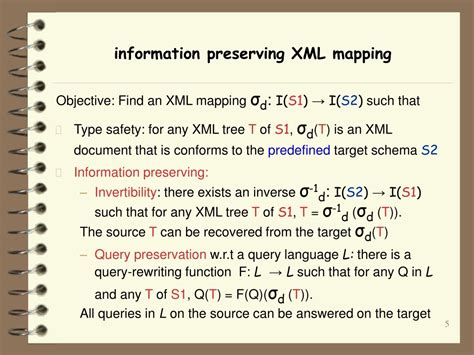 Ppt Information Preserving Xml Schema Embedding Powerpoint