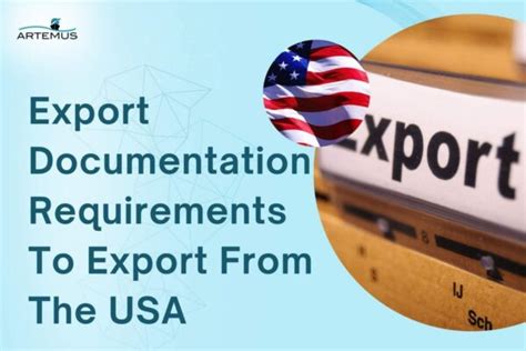 Export Documentation Requirements To Export From The Usa