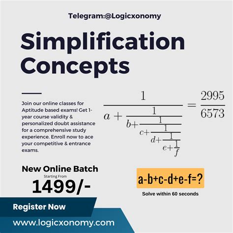 Basics Of Simplification Mental Maths Rrajnikantmishra
