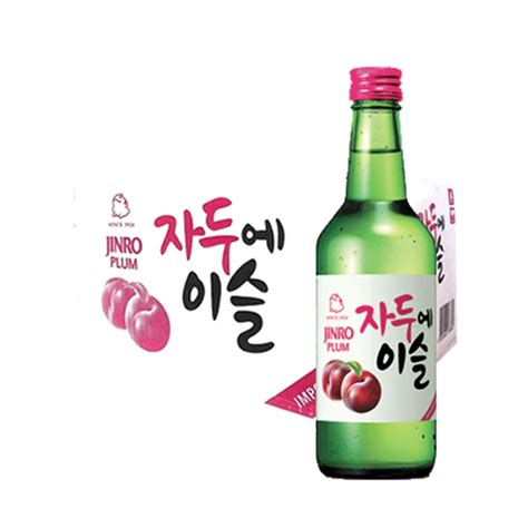Jinro Chamisul Plum Soju 360ml X20 Case The Booze Shop