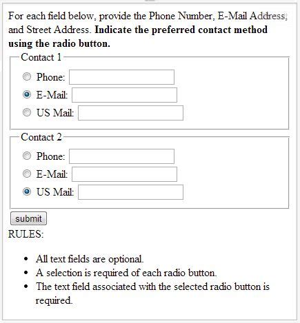 Javascript JQuery To Validate An Input Text Control Based On Radio Selection Stack Overflow