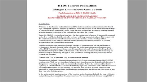 T2 Fault Location In Mmc Vdc Transcript Ieee Resource Center