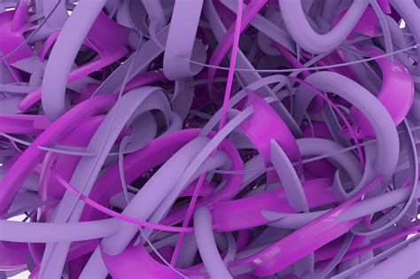 Cgi 구성 지저분한 문자열 그래픽 디자인 이나 배경 화면에 대 한 형상 들의 삽화 화려한 3d 렌더링입니다 0명에 대한 스톡 사진 및 기타 이미지 Istock