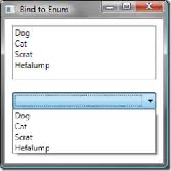 Monika Dyrda WPF Binding ItemsSource To Enum