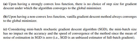 Solved A Upon Having A Strongly Convex Loss Function