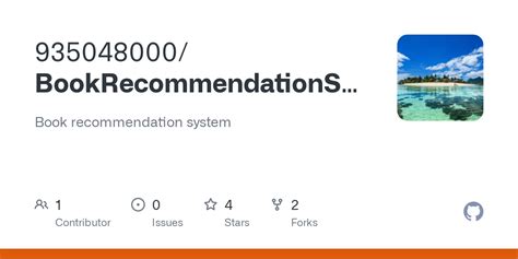 GitHub BookRecommendationSystem Book Recommendation System