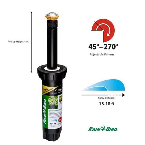45° To 270° Rain Bird Sprinkler Heads The Home Depot
