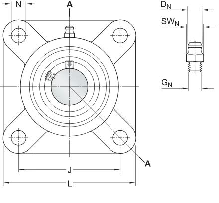 Корпус подшипника UCF205-015 NTN: размеры, характеристики, цена