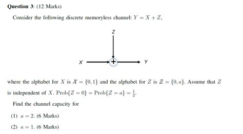 solved question 3 consider the following discrete