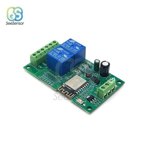 Esp8266 Wifi Wireless Switch Module 2ch Dc5v Relays With Esp 12f Esp12f