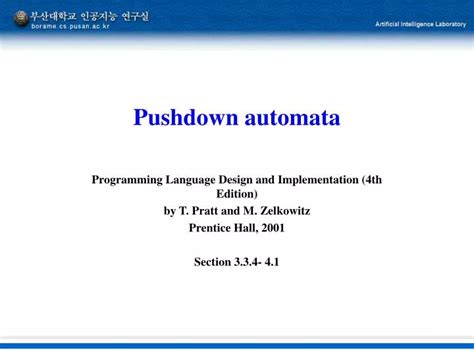 Ppt Pushdown Automata Powerpoint Presentation Free Download Id780743